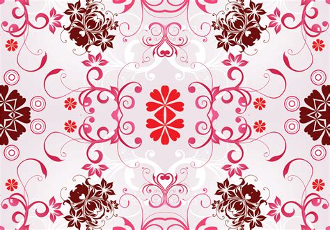 Pink Seamless Floral Pattern Background 109897 Vector Art At Vecteezy