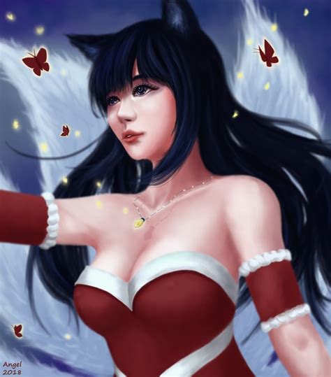 Ahri By Angel Zhang R Imaginarygaming