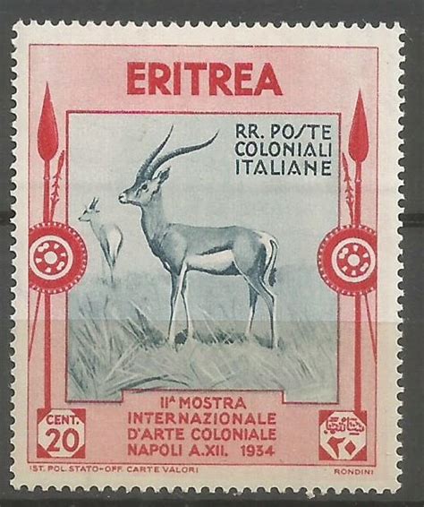 ZwierzĘta Kol WŁoskie Eritrea Mi 223 12415454123 Oficjalne Archiwum Allegro