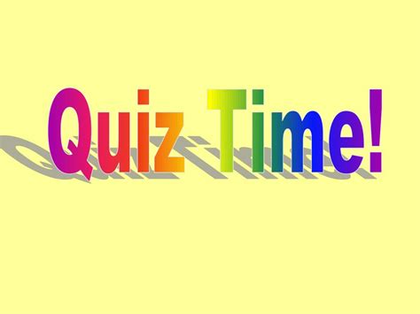 PPT Quiz Time PowerPoint Presentation Free Download ID 6807048