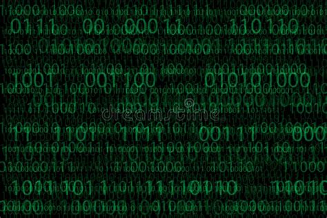 digital stream binary code data stock illustration illustration of