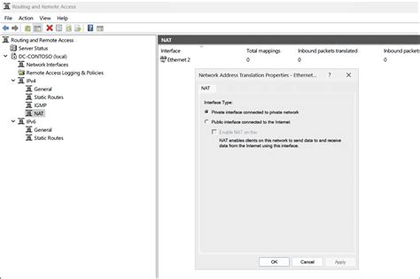 Install A NAT Router With Windows Server Routing And Remote Access Service RRAS Sysops