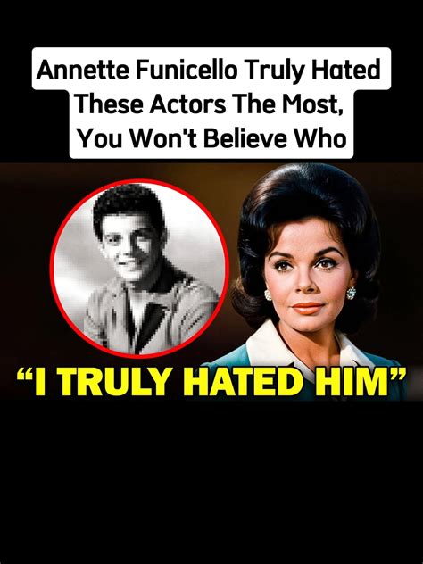 Annette Funicellos Surprising Actors Hatred Revealed Tiktok