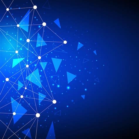 Premium Photo Abstract Network Background