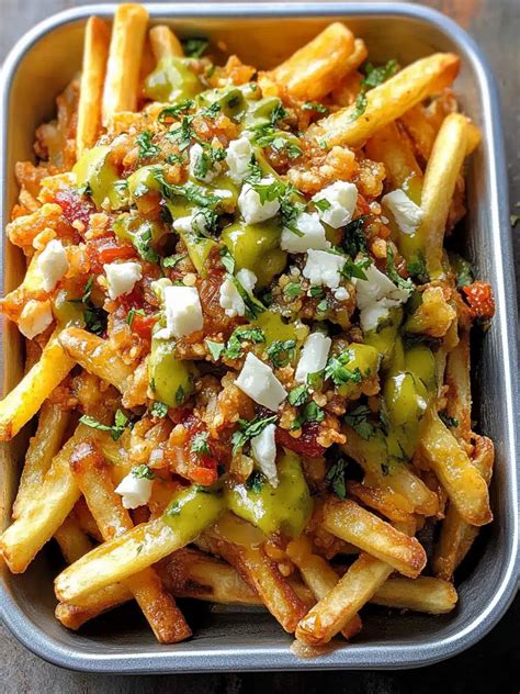 Savory Green Chile Adobado Poutine To Satisfy Your Cravings Recipes By Kylie