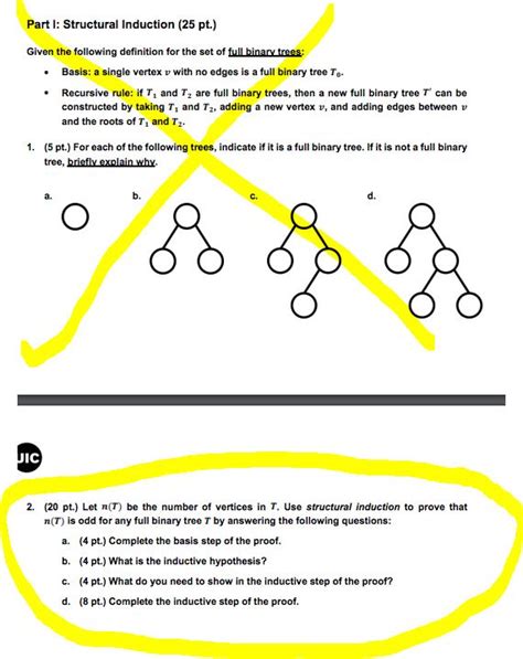Part L Structural Induction 25 Pt Given The