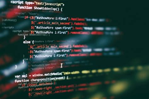 Premium Photo Software Developer Programming Code Abstract Computer