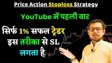 how to place perfect stoploss stratgy for price action trading youtube