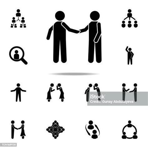 핸드셰이크 아이콘입니다 웹 및 모바일에 대 한 대화 아이콘 유니버설 세트 벡터에 대한 스톡 벡터 아트 및 기타 이미지 벡터 악수 남자 Istock