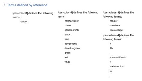 Pernicious Links To Css Color 3 For ` ` · Issue 6436 · W3ccsswg