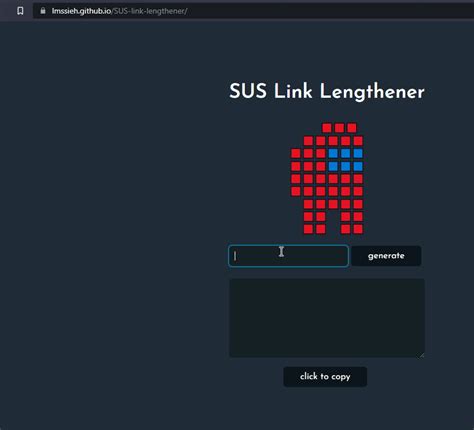 I Made A Sus Link Generator ඞ Rwebdev