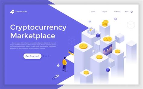 Premium Vector Vector Isometric Landing Page Template