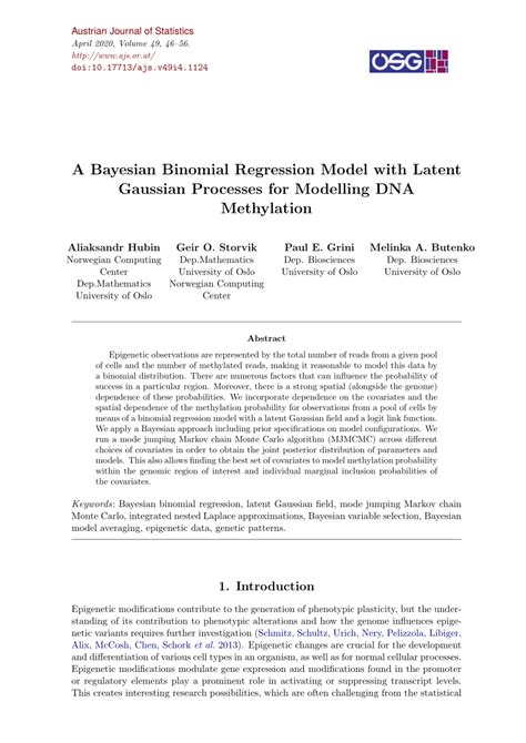 pdf a bayesian binomial regression model with latent gaussian