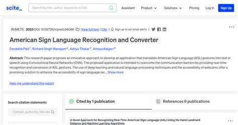 American Sign Language Recognition And Converter