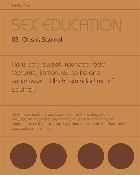 Sex Education Show Analysis On Behance