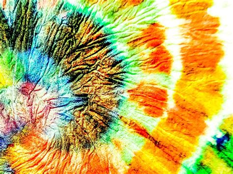 Colorful Spiral Tie Dye Grunge Yellow Swirl Watercolor Layer Fuchsia