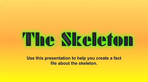 Interactive Ks2 Skeleton Anatomy Guide In English And Welsh
