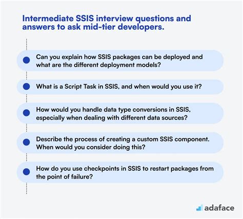 70 Ssis Interview Questions To Hire Top Developers