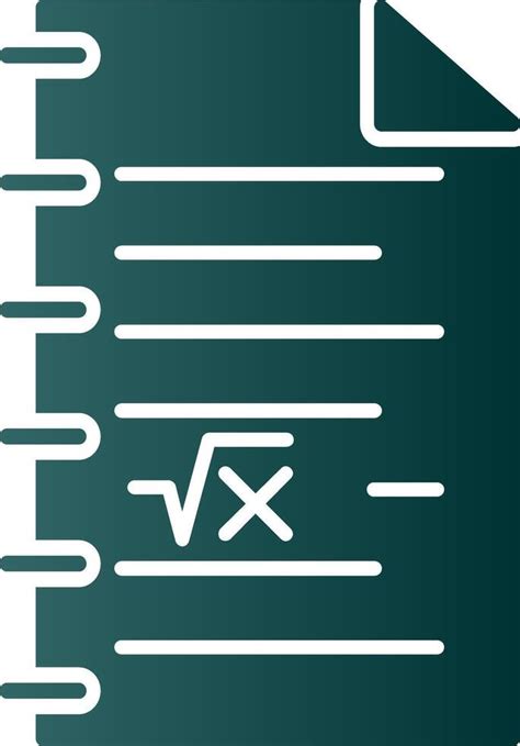 Math Glyph Gradient Icon 38898328 Vector Art At Vecteezy