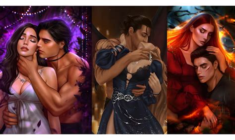 Draw Semi Realistic Nsfw Couple Character Art Design Dark Romance Book