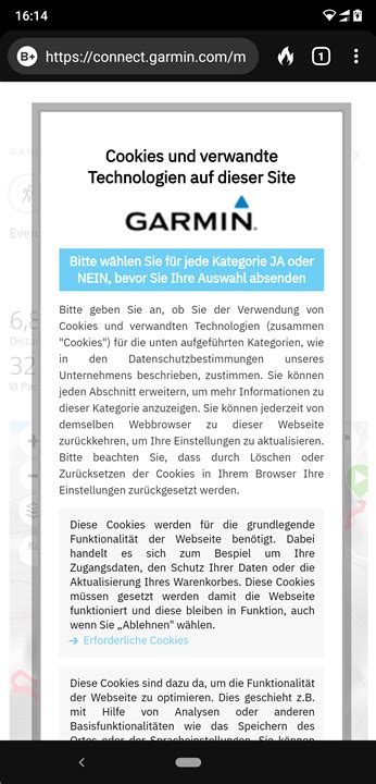 Sharing Link To Activity From Garmin Connect Garmin Connect Mobile Android Mobile Apps And Web