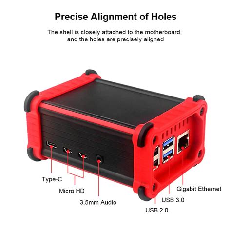 Raspberry Pi B Case Aluminum Alloy Shell With Cooling Fan Thermal Column Raspberry Pi Model