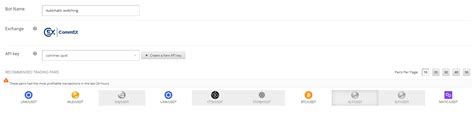 Revenuebot Creating A Bot With Automatic Pair Switching On The Commex