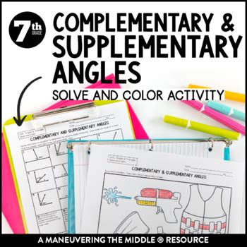 Complementary And Supplementary Angles By Maneuvering The Middle