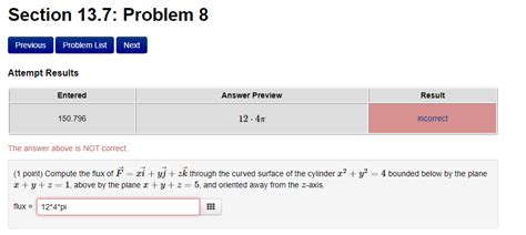 solved section 13 7 problem 8 previous problem list next