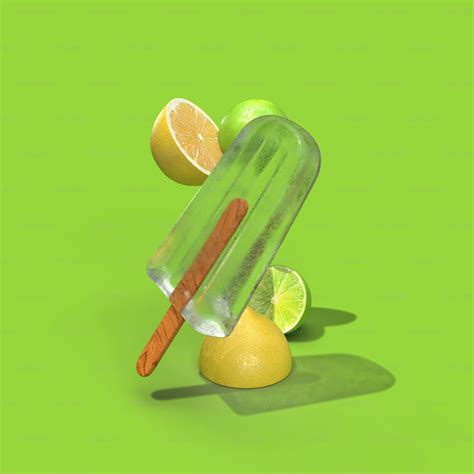 아이스 캔디 레몬 녹색 배경에 아이스크림 사진 Unsplash의 아이스 캔디 이미지
