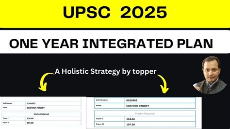 Upsc Cse 2025 Smart Strategy Upsc 2025 Integrated Study Plan Upsc Ias Eroppa