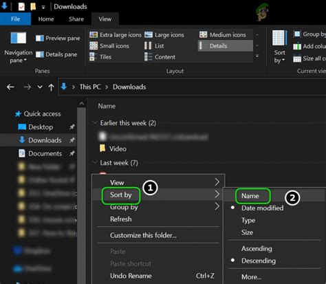 fix how to stop file explorer sorting by week and month