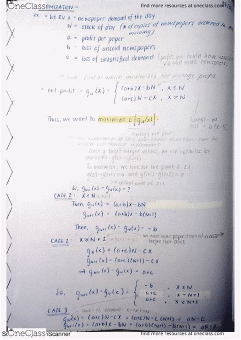 Sta347h1 Lecture 3 Sta347 Week 3 Lecture Notes Oneclass