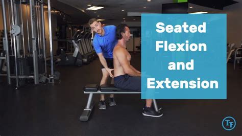 How To Do A Seated Lumbar Flexion And Extension Page TurnFit Metho