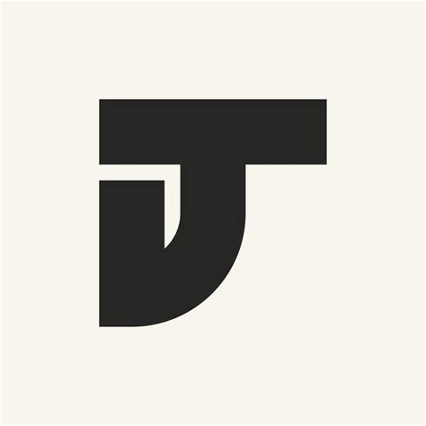 Bold Letter J Logo Logo Design Typography Lettering Lettering Design