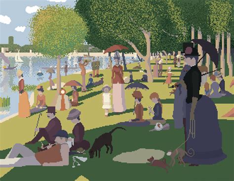 A Sunday On La Grande Jatte 1884 A Sunday Afternoon On La Grande Jatte