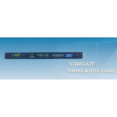 Aev Stargate Evo Mpx Broadcast Fm Digital Mpx Stereo Coder Rds
