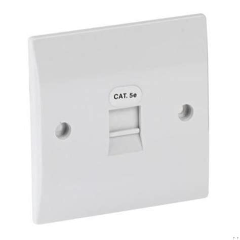 1 Gang Rj45 Outlet Cat5e New Ie National Electrical Wholesalers Irelands Leading