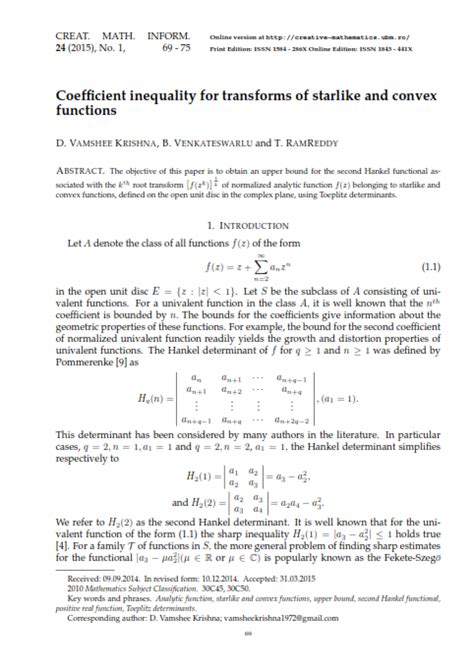Coefficient Inequality For Transforms Of Starlike And Convex Functions