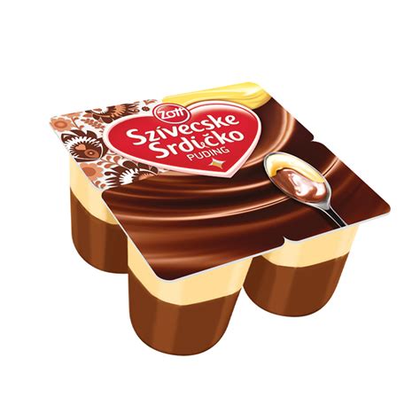 Zott Szívecske Puding Csoki Vanília öntettel 4x125 G Kedvenc Szakbolt