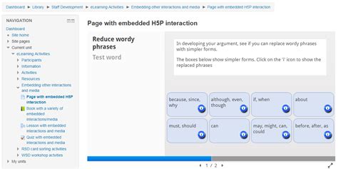 Multipurpose Moodle Page Elearning Activities Browser