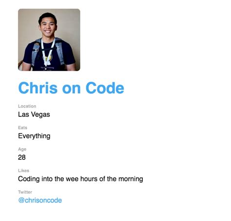 Challenge 1 Display Data Starter Codesandbox