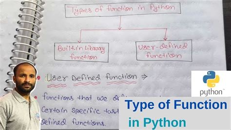User Defined Function In Python Types Of Functions In Python With