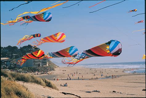 Kites On The Beach Mile Post 1150 One Of 2 Large Kite F Flickr