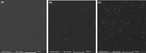Sem Micrographs Of The Surface Of The Gelatin Films A Incorporated
