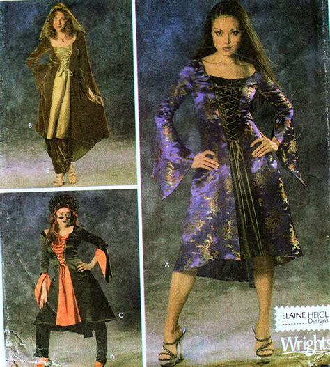 Simplicity 4959 Sexy Gothic Sorceress Witch Dress Costume