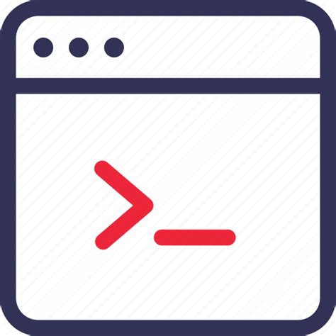 terminal commandline cmd desktop icon download on iconfinder