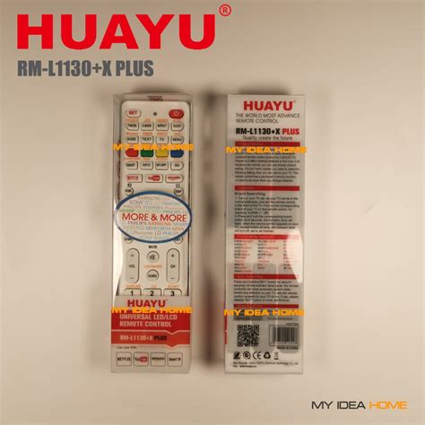 HUAYU RM-L1130+X Plus LED/LCD Universal Smart TV Remote Control COD ...