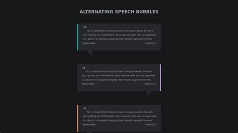 8 CSS Speech Bubbles Speech Bubbles Speech Bubble