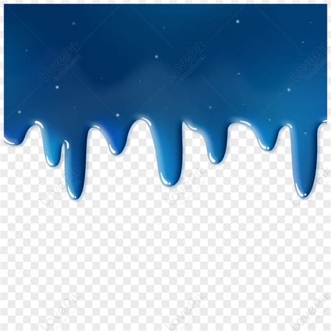 부드러운 그라데이션 일러스트 풍부한 무거운 컬러 라이트 도트 잉크 파란색 페인트 드롭 장식 물방울데이트지저분한 Png 일러스트 무료 다운로드 Lovepik